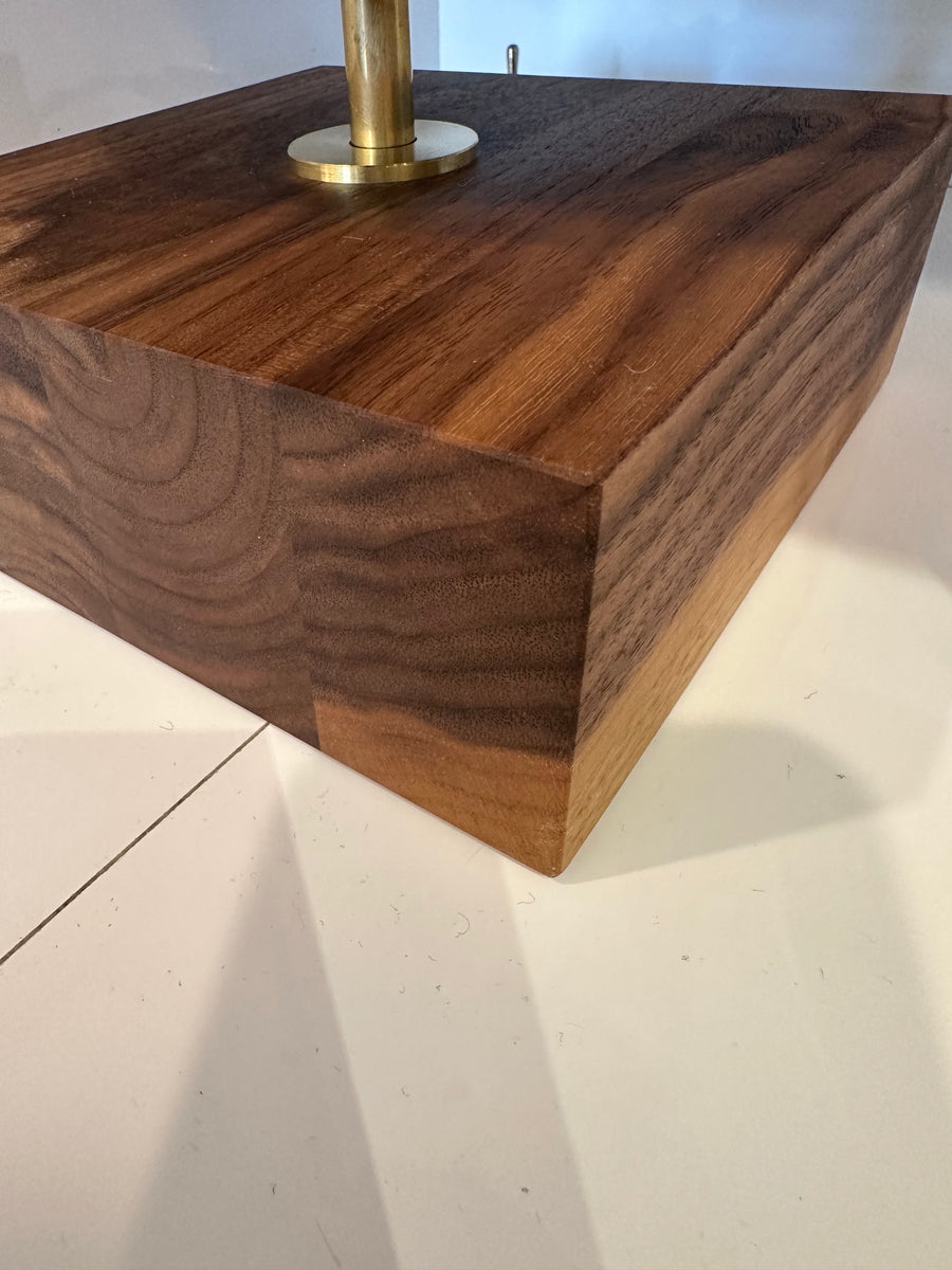 Hammered Lantern With Square Base Lamp – Super Simple