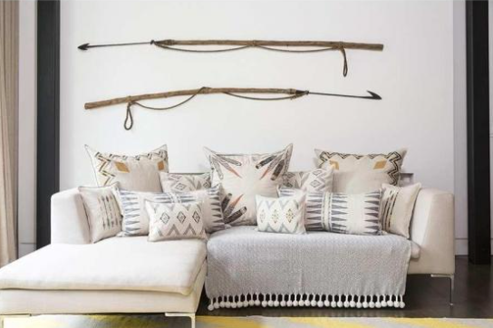 NAVY QUILL LUMBAR PILLOW – Super Simple